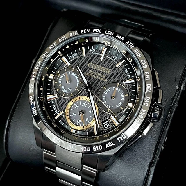 CITIZEN ATTESA ECO-DRIVE GPS Titanium Black Men's Watch Used £908.61 ...