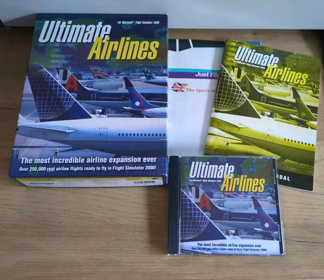 ULTIMATE AIRLINES ADD-ON For Microsoft Flight Simulator 2000 PC Game ...