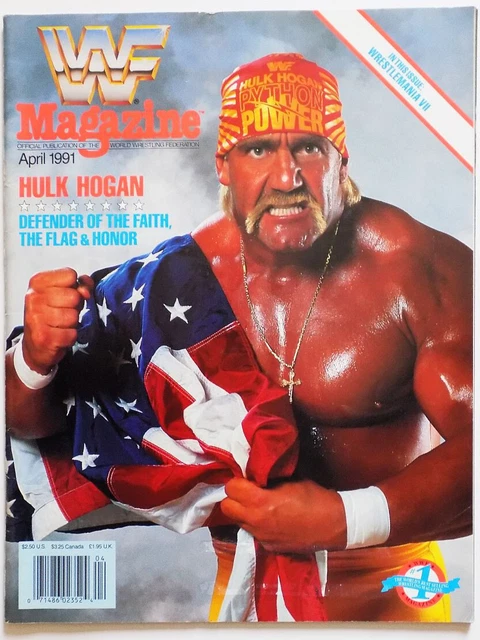 WWF MAGAZINE APRIL 1991 Wrestling Wwe Hulk Hogan Wrestlemania Vii Royal ...