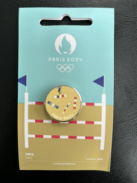 PARIS 2024 OLYMPICS. Show Jumping Pin. Official Licensed Merchandise ...