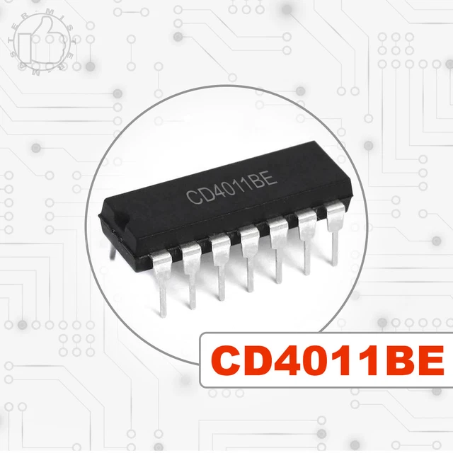 CD4011BE CD4011 CIRCUITO Integrato Dip-14 Quad 2-Input Nand Gate - Set Da 3 Pz EUR 2,50 ...