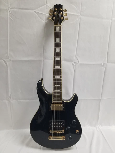 VINTAGE PEAVEY SIGNATURE Series 6-String Electric Guitar (Black) TESTED ...