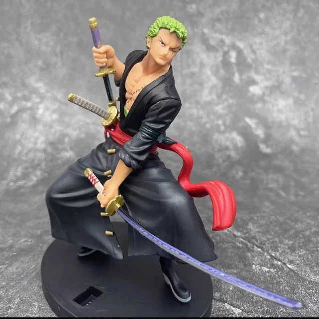 FIGURINE ANIME ONE Piece Action Roronoa Zoro Collection Trois-Couteaux ...