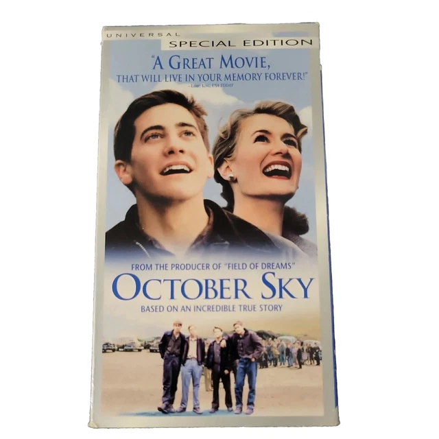OCTOBER SKY (VHS, 2000) Jake Gyllenhaal Laura Dern Chris Cooper ...