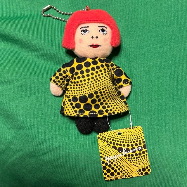YAYOI KUSAMA POLKA Dot Plush Vol 3 Doll Mini Bag Yellow Black £71.06 ...