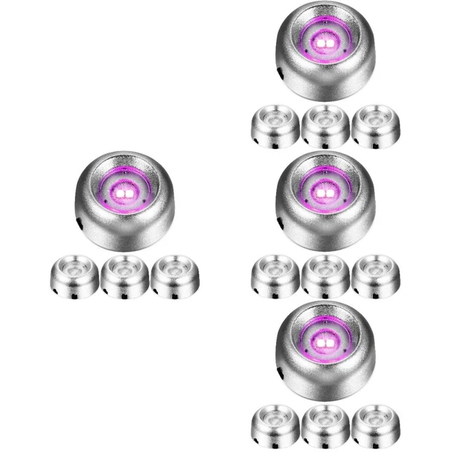4 PCS LIGHTWEIGHT Premium Holders Small Led Display Light Bases Led ...