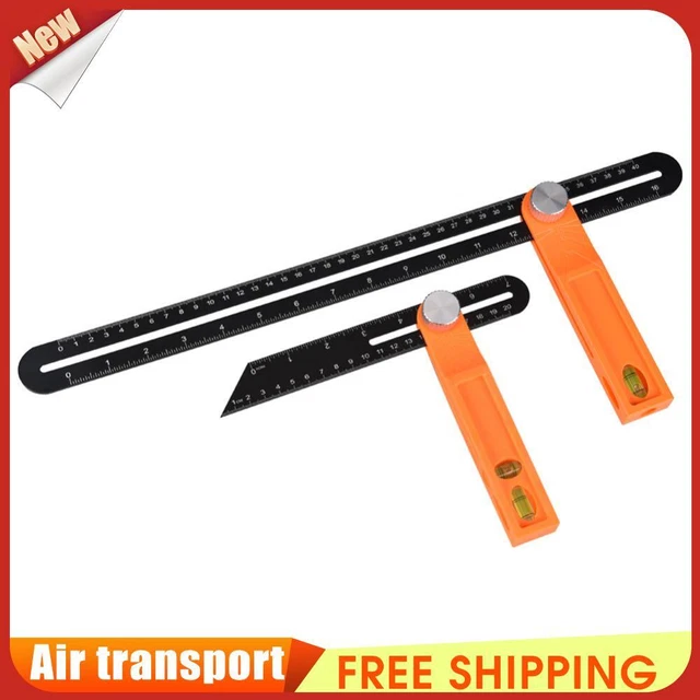 SLIDING T-BEVEL WOODEN Marking Gauge Protractor Woodworking Angle ...