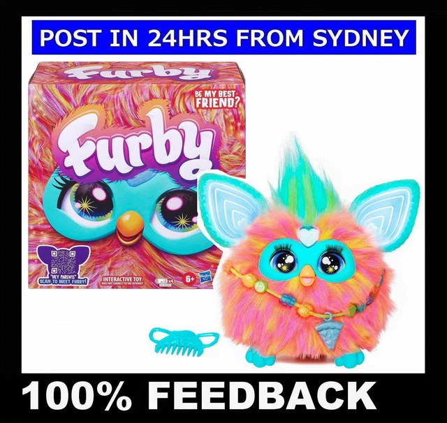 FURBY CORAL EDITION ~ Hasbro Interactive Animatronic Plush Toy ~ NEW IN ...