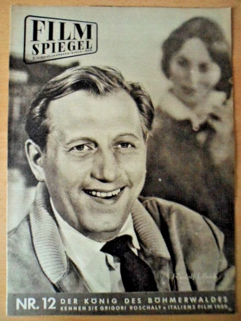 FILMSPIEGEL 12 - 1960 Rudolf Ulrich Stanislav Remunda Jiri Vala M ...