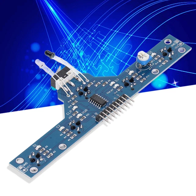INFRARED SENSOR MODULE Obstacle Avoidance 5 Channel Tracking For Smart ...
