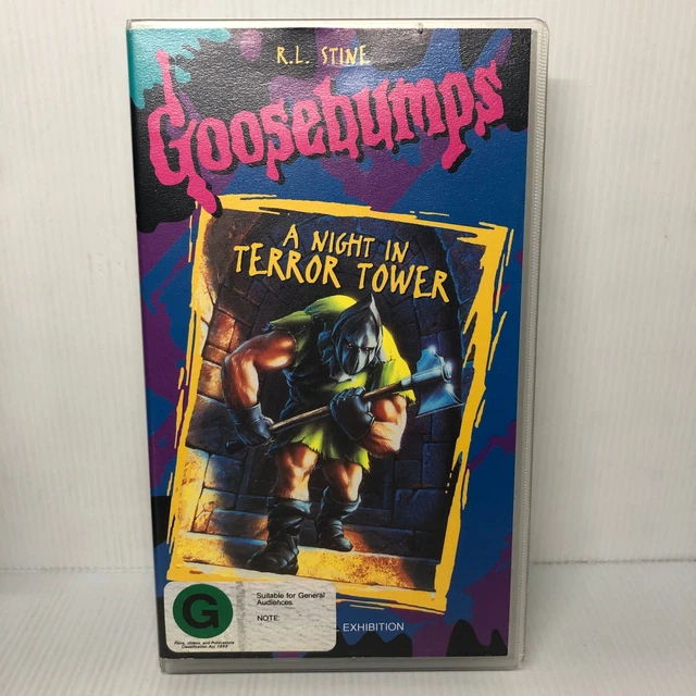 GOOSEBUMPS A NIGHT in Terror Tower (VHS Tape) R.L. Stine Fantasy Video ...