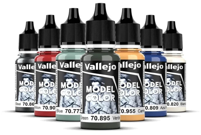 VALLEJO MODEL COLOR Acrylic Model Paint Full Range Available £3.99 ...