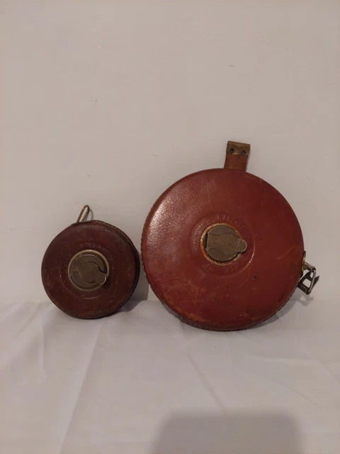 PAIR OF VINTAGE John Rabone & Sons Tape Measures. Made In England ...
