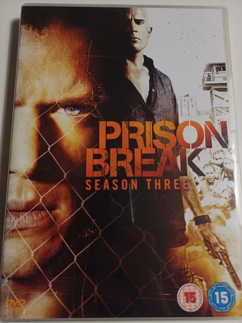 PRISON BREAK COMPLETE Season Three (4 Disc DVD Set 2008) Wentworth ...