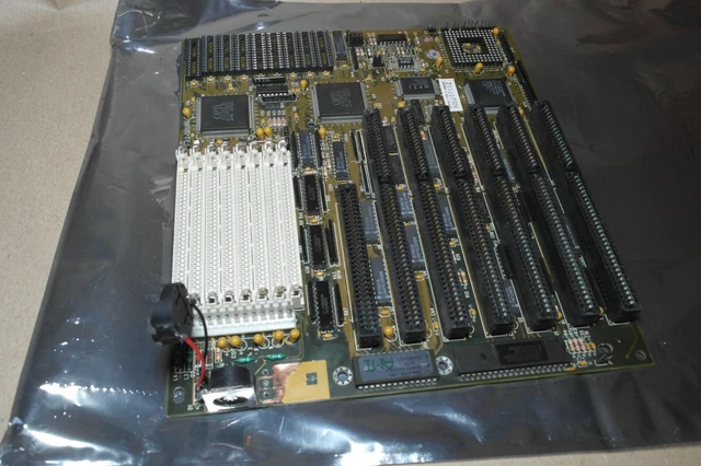 386 MOTHERBOARD AMD 386DX 40 MHz CPU ISA SIMM Shuttle HOT-307 OPTI 602 ...