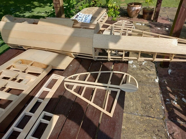 RADIO CONTROLLED PLANE balsa kit. 1/4scale Ryan PT 22. Ikon N`WST KIT ...