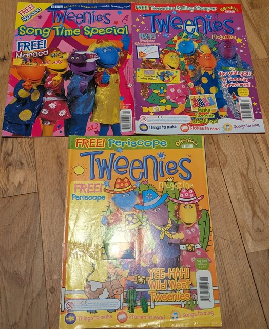 3 KIDS MAGAZINES: BBC CBeebies Tweenies 2001, 2002 £15.00 - PicClick UK
