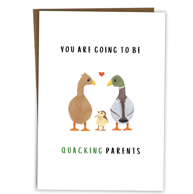 CONGRATULATIONS PREGNANCY CARD New Parents To Be Expecting Pregnant ...