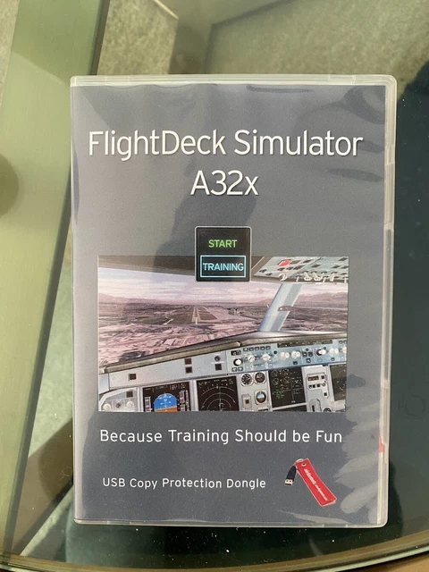 FLIGHTDECK SIMULATOR A32X Airbus A320 Flight training Usb Stick £200.00 ...
