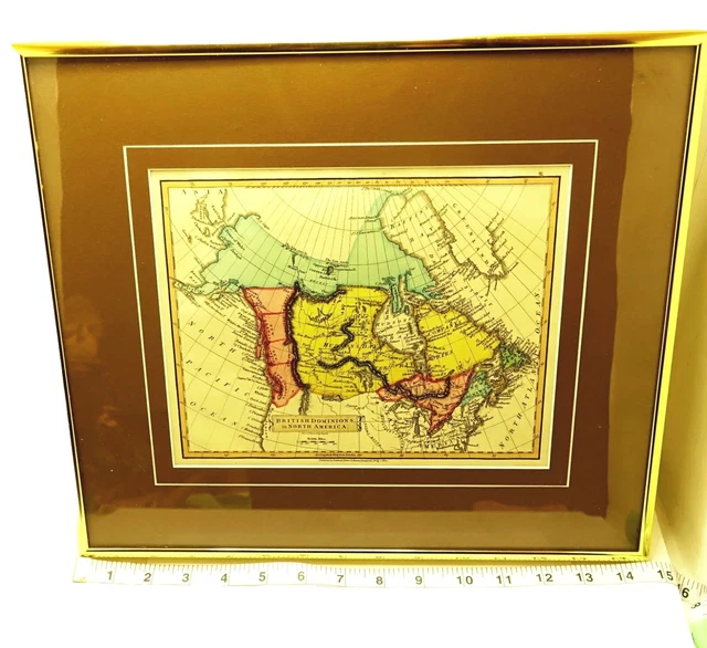 1814 BRITISH DOMINION map Of Canada $280.00 - PicClick CA
