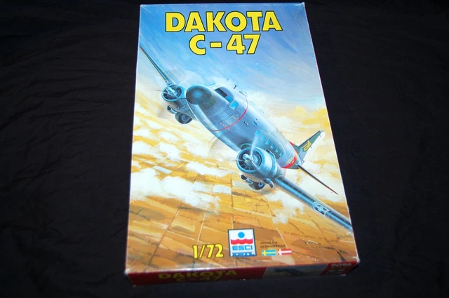 ESCI 1/72 SCALE Douglas C-47 Skytrain / DC-3 Dakota Model Kit Plus ...