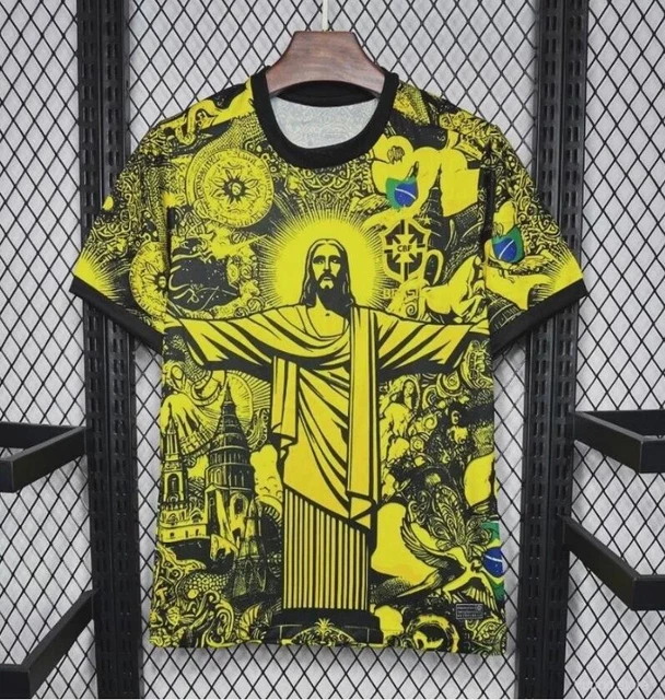 BRAZIL JESUS CHRIST The Redeemer Jersey 2024/25 Special Edition Shirt ...