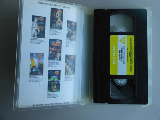 DOCTOR WHO - The Brain of Morbius VHS Pal -Tom Baker as Dr.Who £3.30 ...