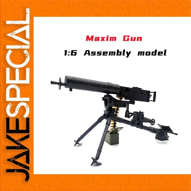 JAKESPECIAL – 4D 1/6 Scale Maxim Machine Gun Model Kit EUR 52,79 ...