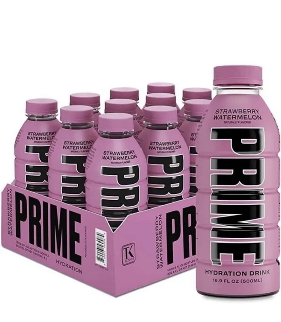 PRIME HYDRATION DRINK STRAWBERRY & WATERMELON 500ml Bottle BRAND NEW ... PRIME HYDRATION DRINK STRAWBERRY & WATERMELON 500ml Bottle BRAND NEW ...