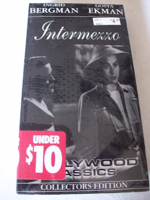 INTERMEZZO INGRID BERGMAN, Gosta Ekman Collectors Edition Vhs 1936-1994 ...