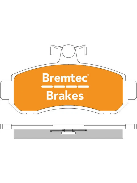 BREMTEC PRO-SERIES BRAKE Pad fits Mitsubishi Magna 3.0 TF i (BT894PRO ...