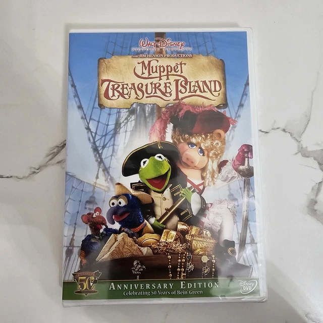 WALT DISNEY MUPPET Treasure Island 50th Anniversary Edition DVD $22.19 ...