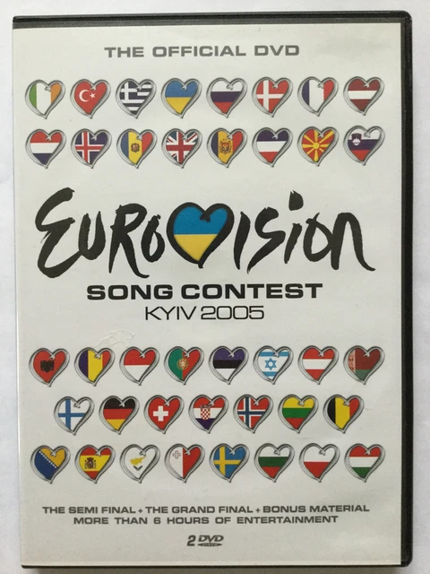 EUROVISION SONG CONTEST Dvd 2005 Kyiv Ukraine 2 Dvd Set Rare EUR 40,00 ...