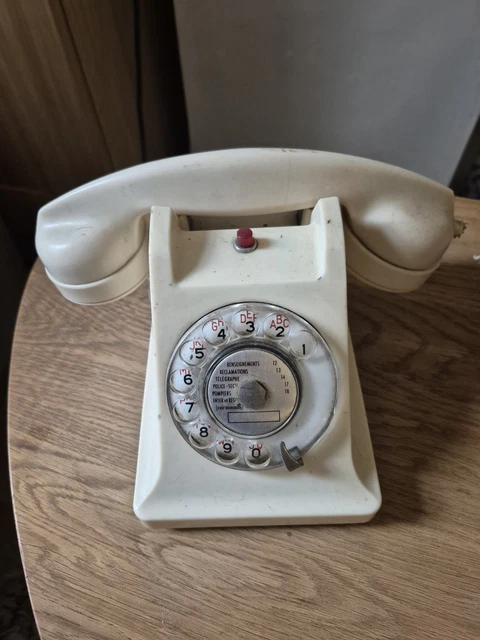 THIS IS A vintage ivory-colored Bakelite rotary dial £32.07 - PicClick UK