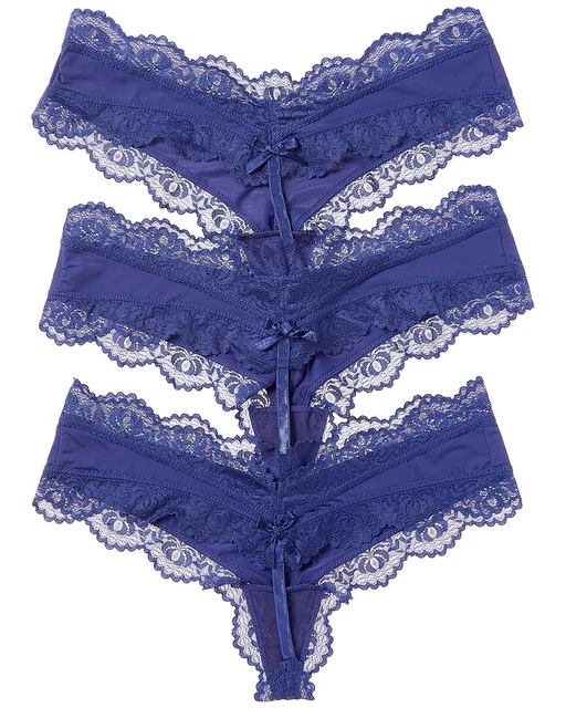 HOUSE OF DESIRE 3Pk Vera Micro & Lace G-String Women's £18.72 - PicClick UK
