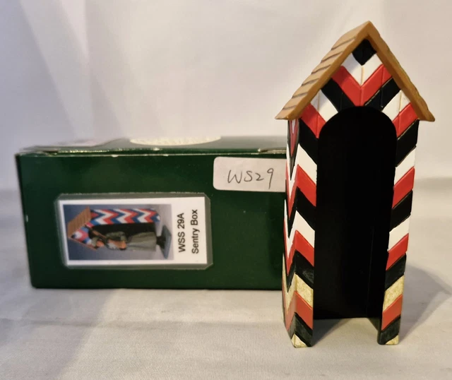 KING AND COUNTRY Wss029 Ws29 German Sentry Box - 1:30 Scale German Wwii ...