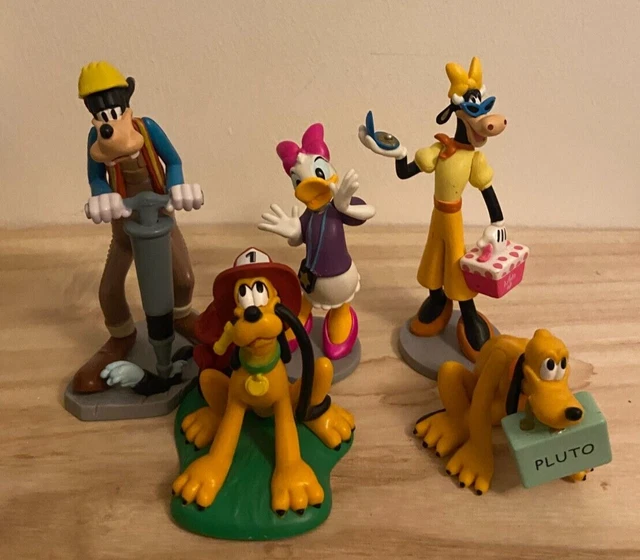 DISNEY MICKEY MOUSE CLUBHOUSE DAISY DUCK+ Pluto as fireman + Goofy ...