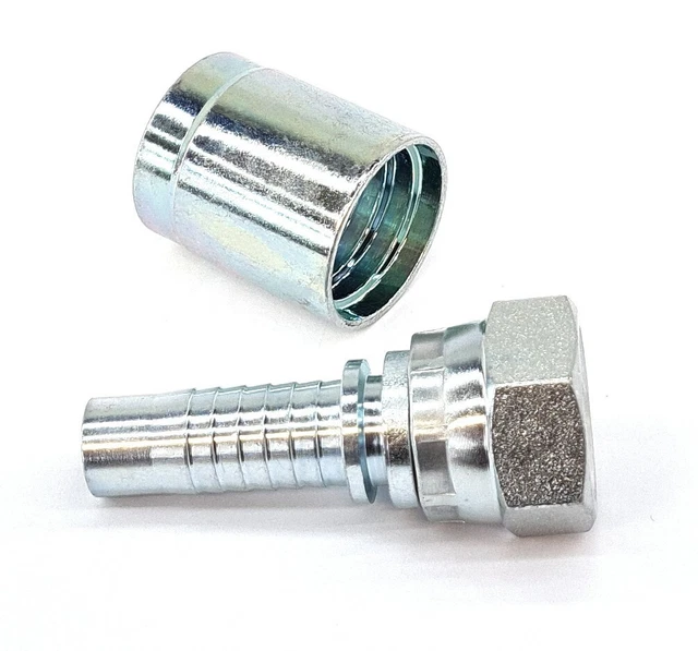 1/4” BSP HYDRAULIC Hose Crimp Fittings Insert Complete 10 Pack $54.37 ...