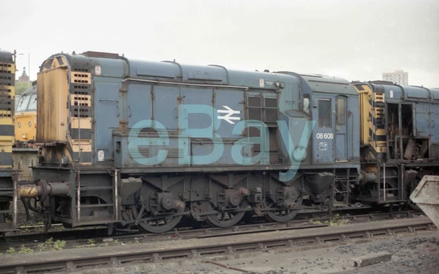 35MM RAILWAY NEGATIVE of Class 08 08608 @ Gateshead Copyright to Buyer ...