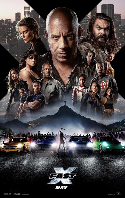 FAST X (2023, Blu Ray) Vin Diesel, Michelle Rodriguez, Tyrese Gibson ...