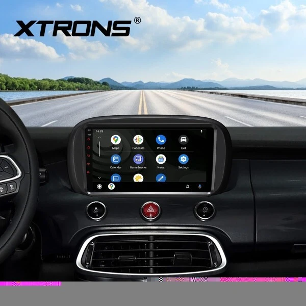 AUTORADIO GPS FIAT 500X Android 13 Wi-Fi 4G DSP Carplay Auto Xtrons ...