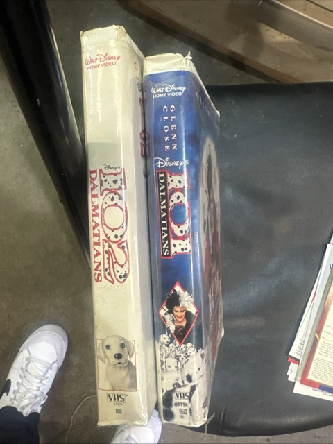 101 DALMATIANS & 102 Dalmatians (VHS Lot Clam Shell) 2 Tapes! Glenn ...