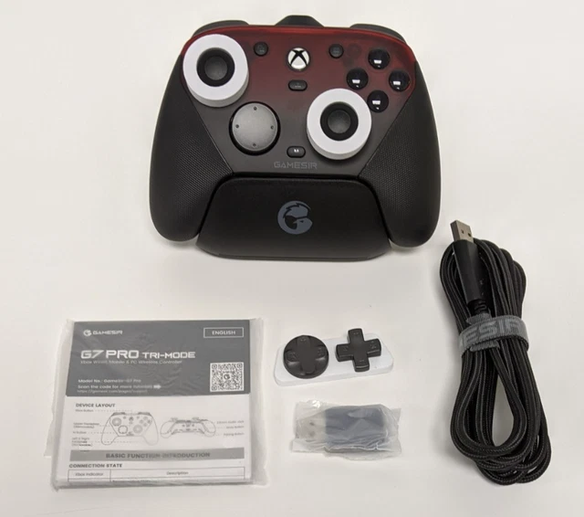 GAMESIR G7 PRO Tri-Mode Xbox Wired PC Wireless Controller Shadow Ember ...