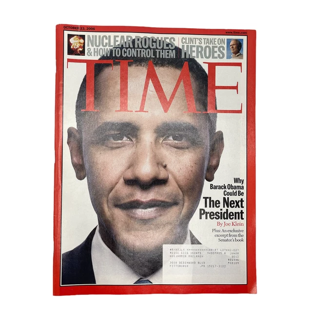 TIME MAGAZINE OCTOBRE 23 2006 Le Prochain Président Barack OBAMA EUR 36 ...