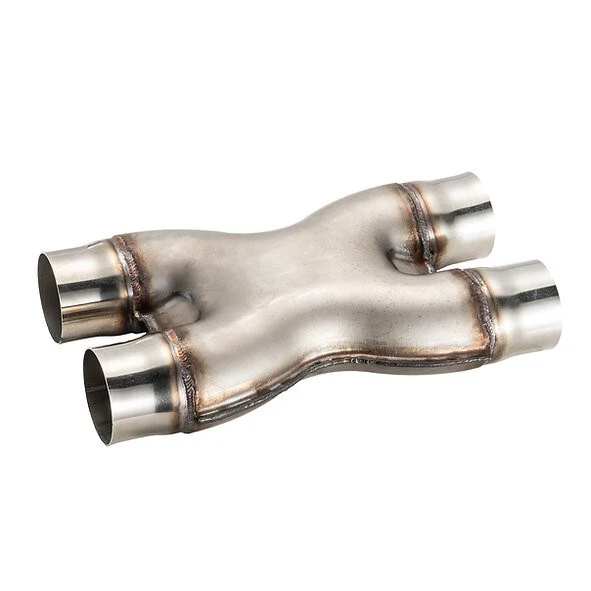 UNIVERSAL CROSSOVER X Pipe Dual 2.25" Inlet/Outlet Stainless Steel ...