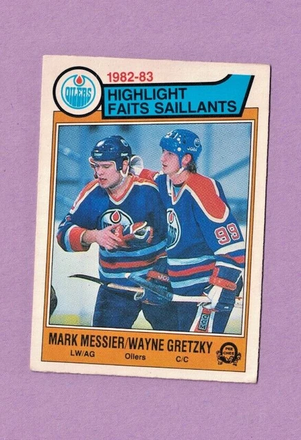1983-84 O-PEE-CHEE #23 Wayne Gretzky Mark Messier 1982-83 Highlight Card Oilers $9.99 - PicClick CA