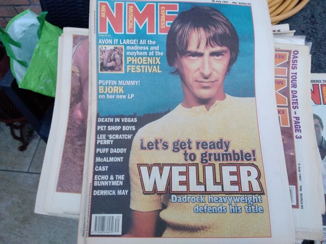 PAUL WELLER NME Magazine July 26 1997 - Paul Weller Cover + Feature ...