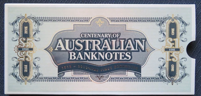 AUSTRALIA RAM SET Centenary of Australian Banknotes 2 X 20 cent, and 1 ...