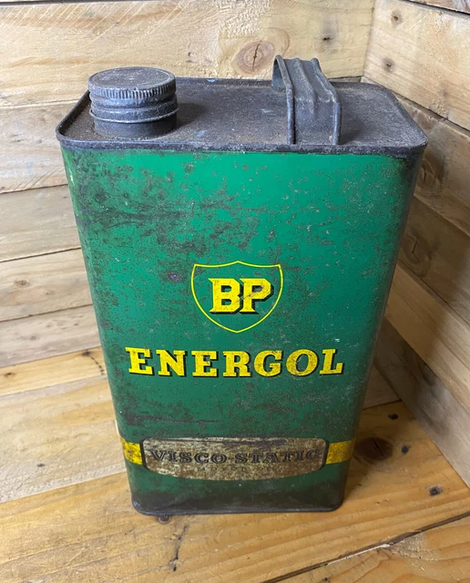 VINTAGE BP ENERGOL Visco-Static Motor Oil 1 Gallon Can £18.00 - PicClick UK