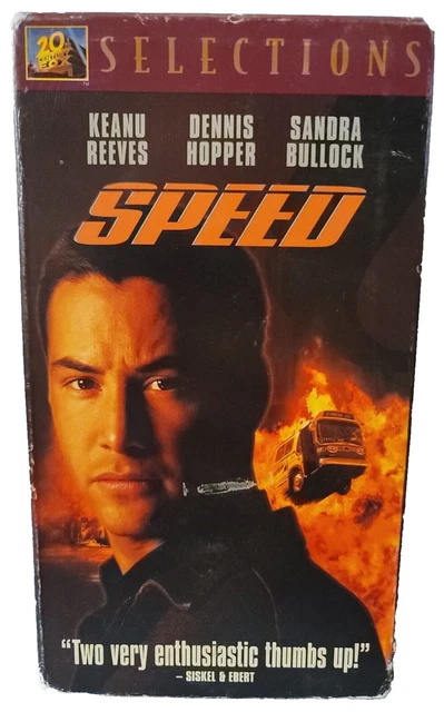 SPEED VHS KEANU Reeves, Sandra Bullock Movie £9.61 - PicClick UK